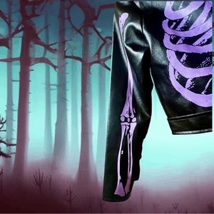 Spirit | Costumes | Spirit Halloween Child Goth Punk Skeletal Jacket ...